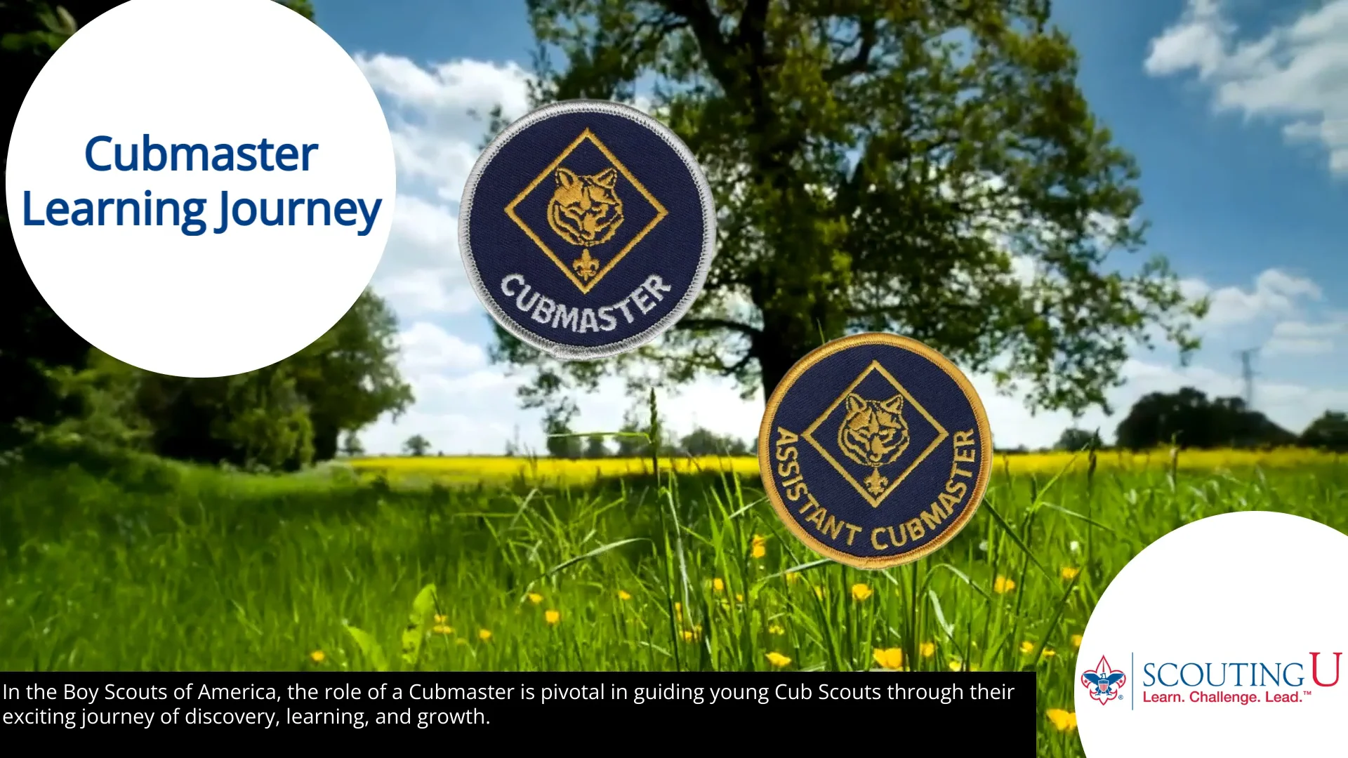 Cubmaster Learning Journey