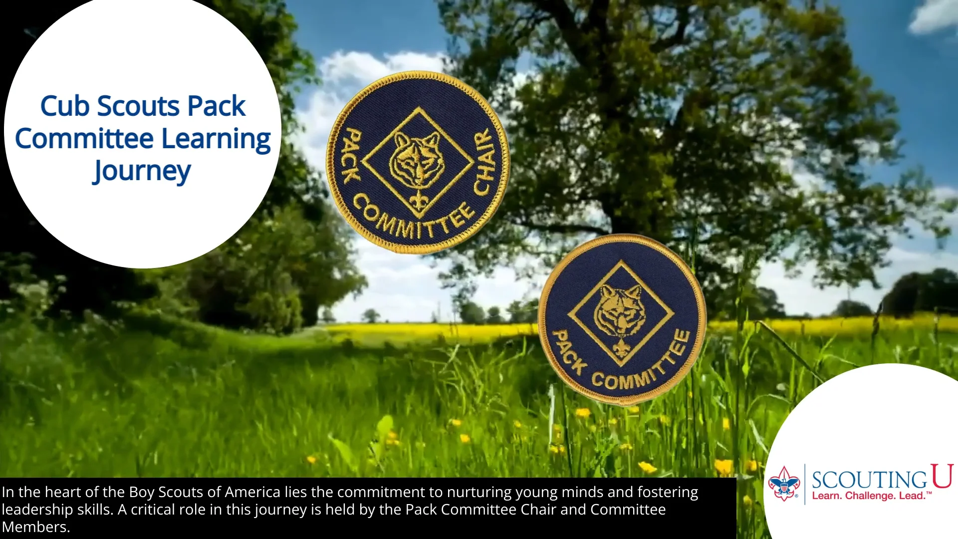 Pack Committee Learning Journey