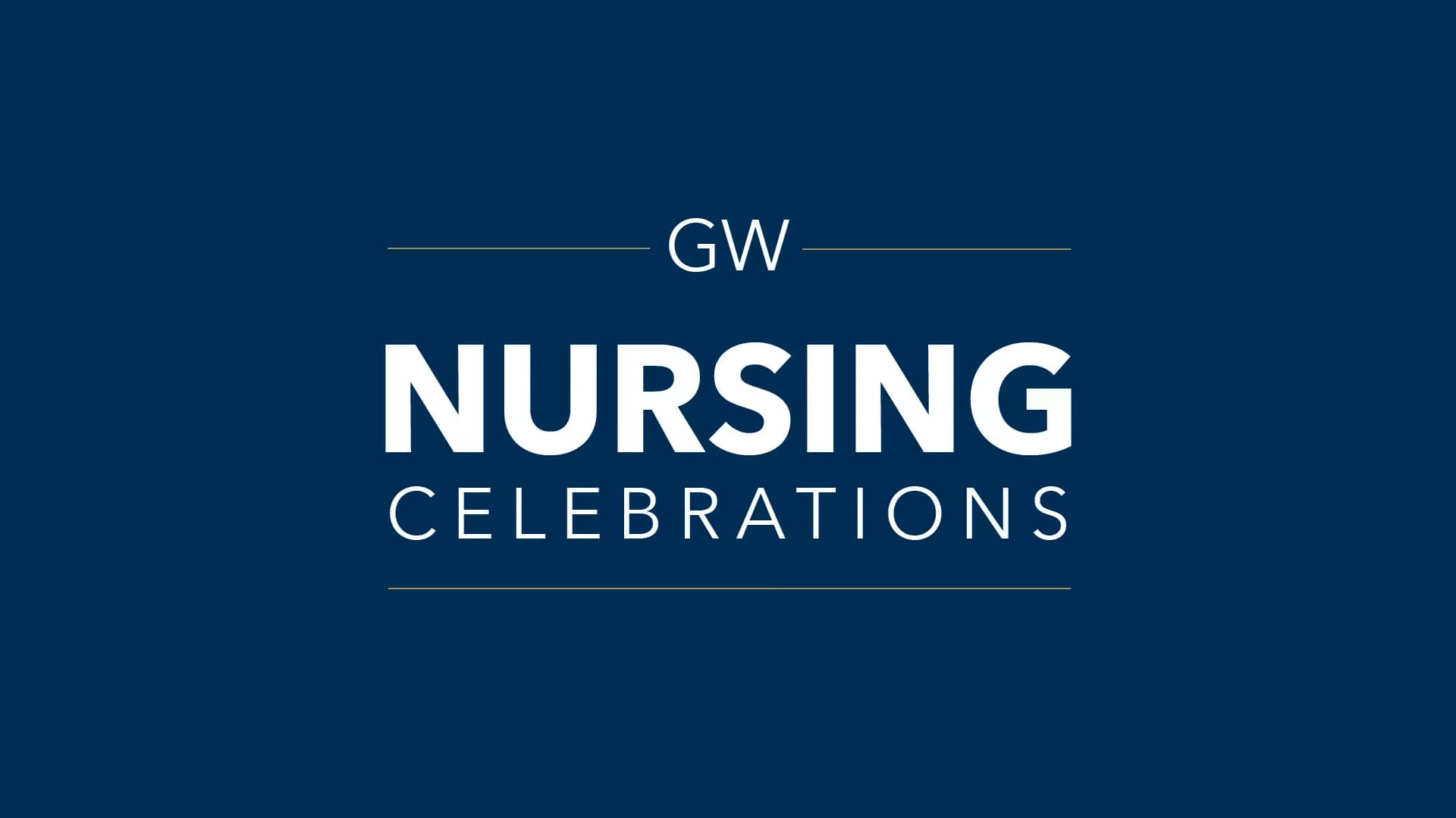 GW Nursing Celebration on Vimeo