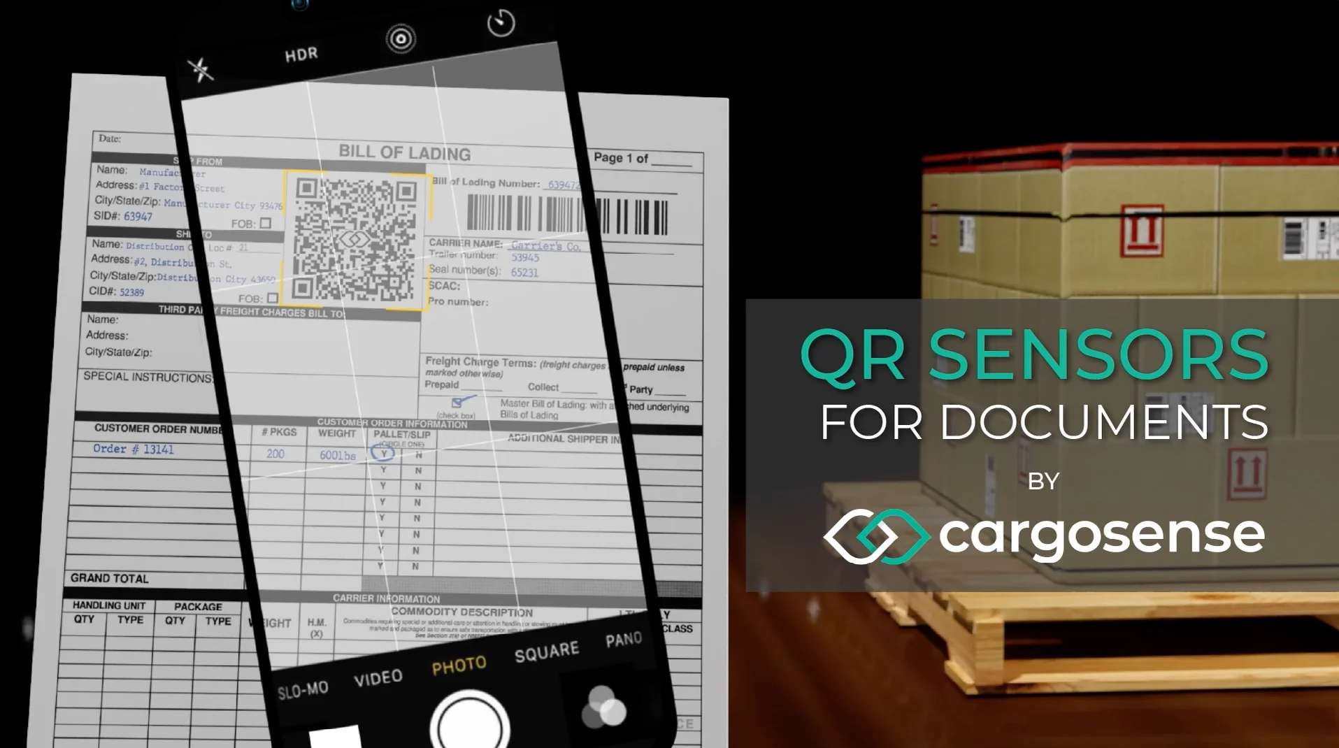 QR Sensors for Documents by CargoSense on Vimeo