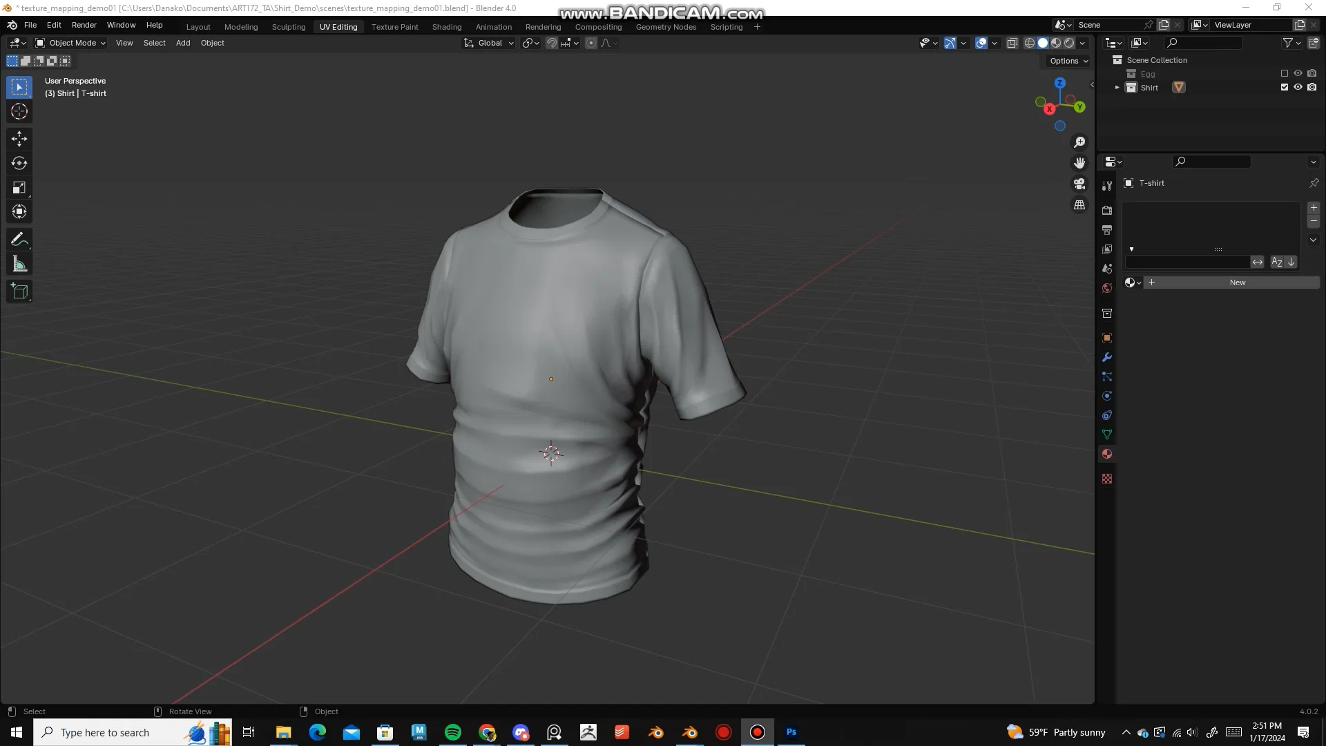 Texture Mapping Onto a Shirt in Blender on Vimeo