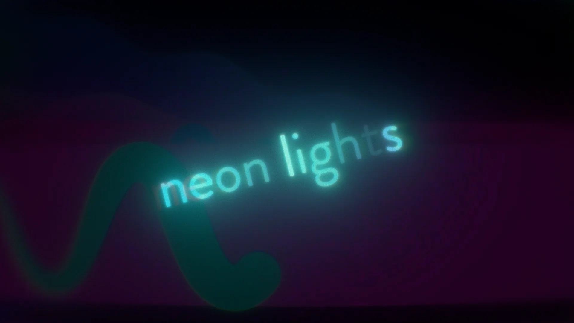 Neon Lights Music Visualizer on Vimeo