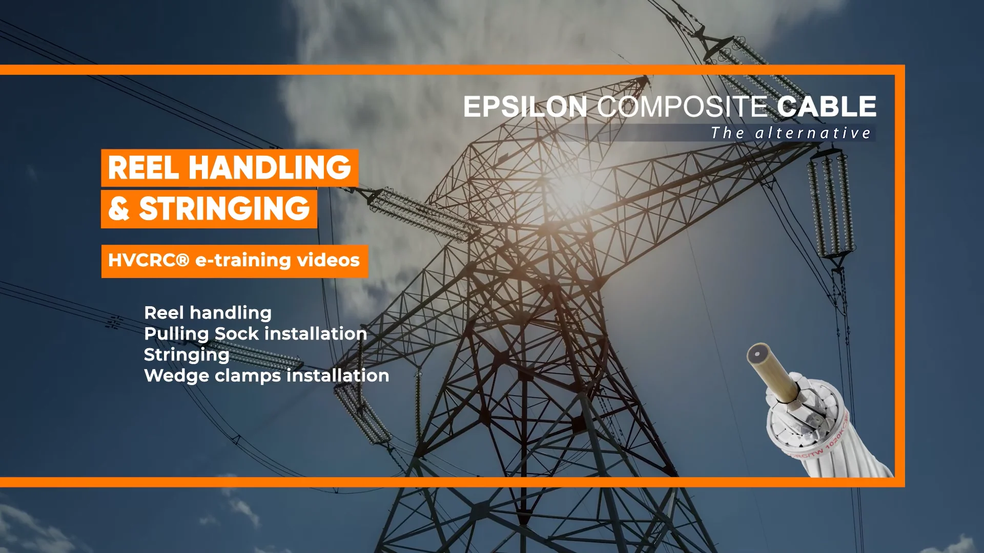 HVCRC e-training - Cable handling & stringing on Vimeo