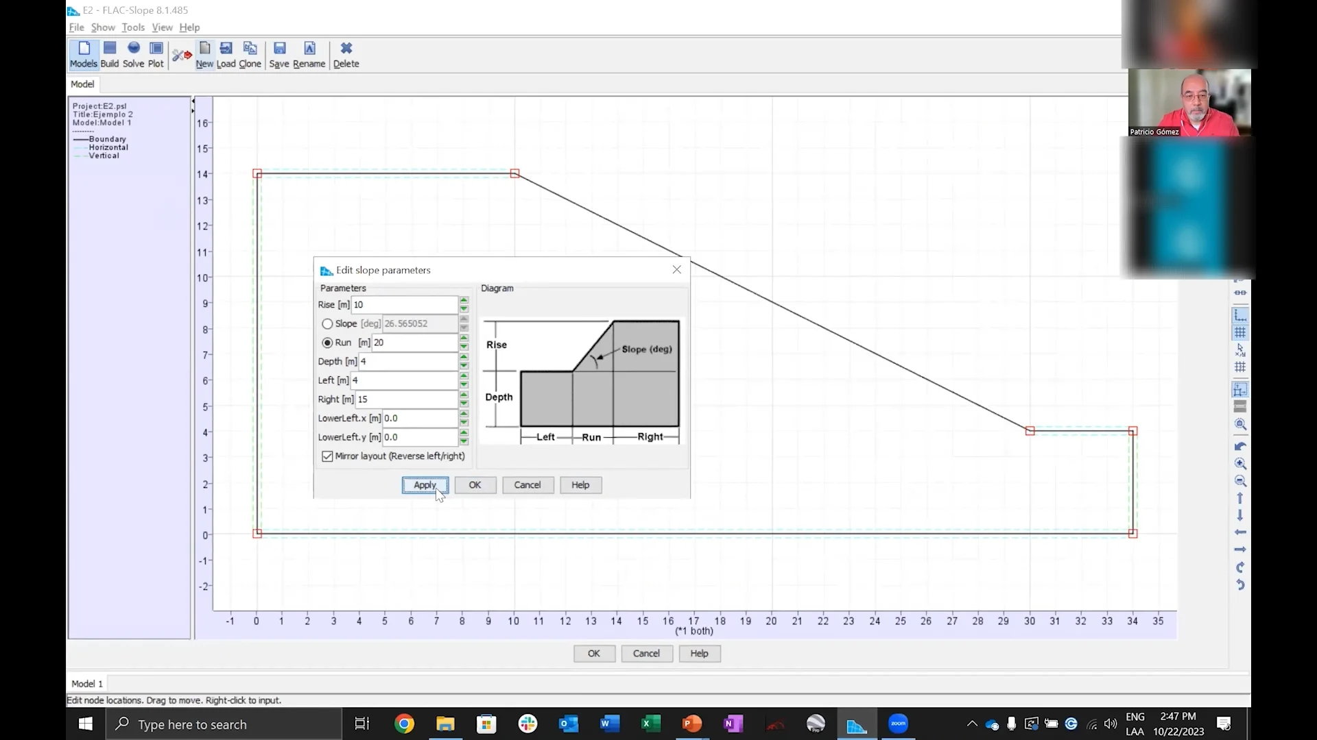 FLAC/Slope: Punto de inicio para aprender sobre Modelamiento Numérico ...