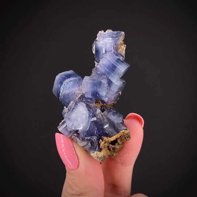 Fluorapatite with Siderite - EX24-17 - Panasqueira Mines - Portugal ...