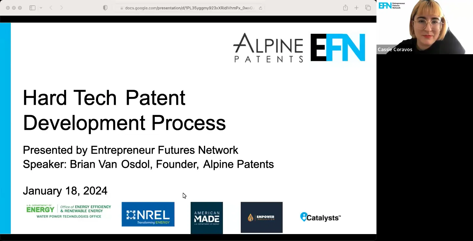 Hard Tech Patent Development Process on Vimeo