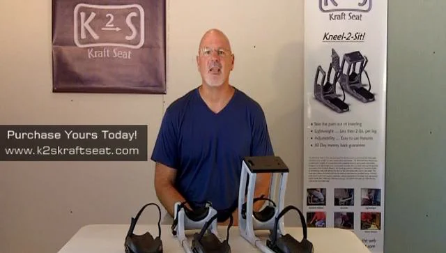 The K2S Knee Protection System - Knee Pad System with a seat to take ...