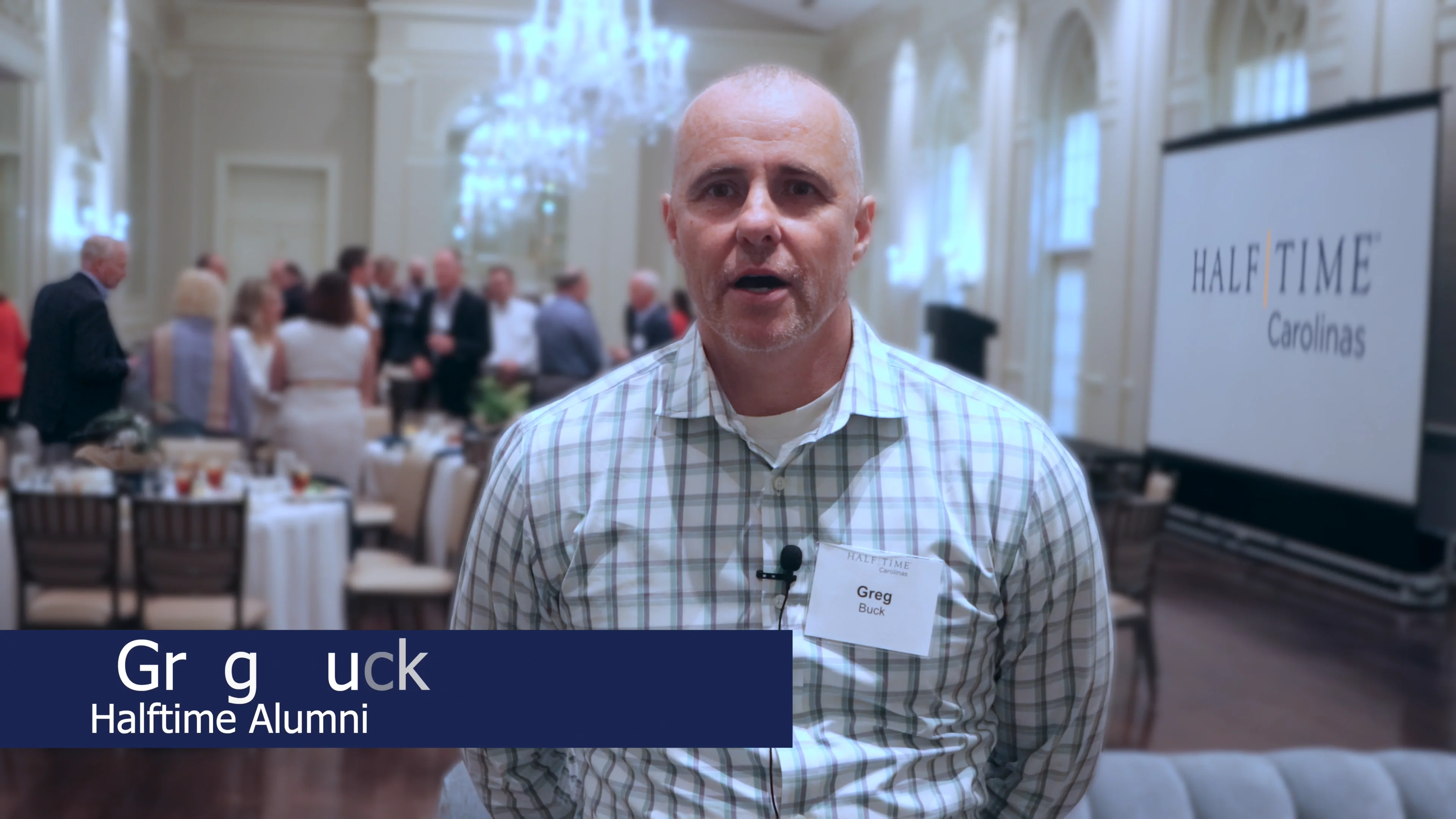 Halftime Testimonial Greg Buck 2023