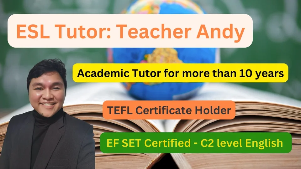 ESL Tutor: Teacher Andy on Vimeo