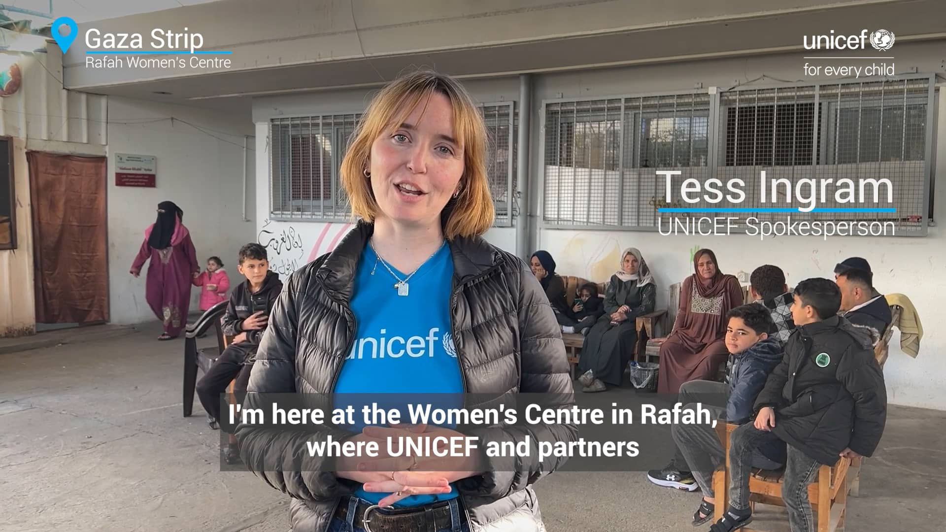UNICEF Spokesperson Tess Ingram reports from Gaza on Vimeo