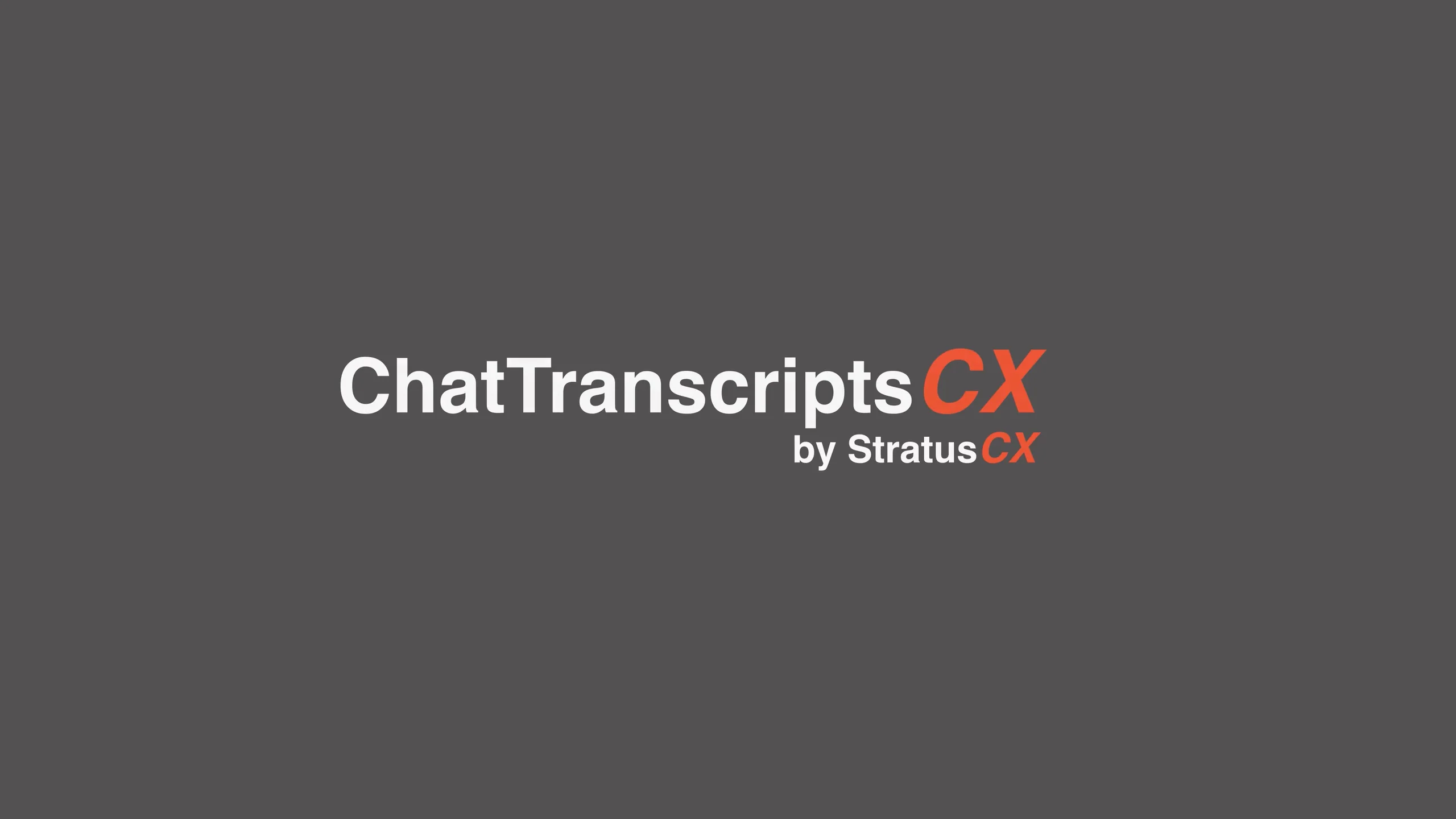ChatTranscriptsCX by StratusCX on Vimeo