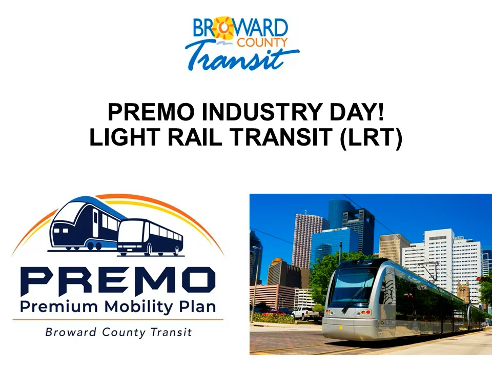 PREMO INDUSTRY DAY - LIGHT RAIL TRANSIT (LRT) - January 24, 2024 on Vimeo
