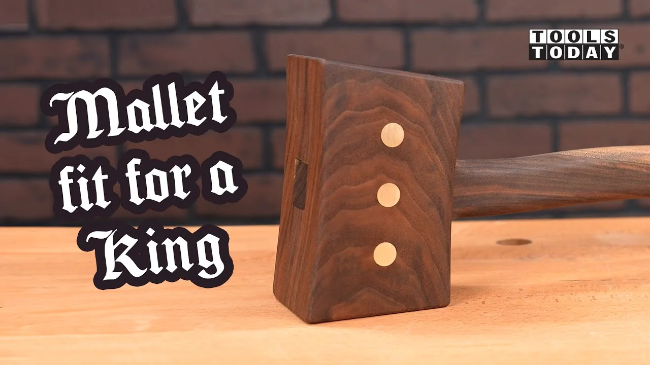 My Best Wood Mallet Yet - How to Make Mallet on CNC - ToolsToday Video ...