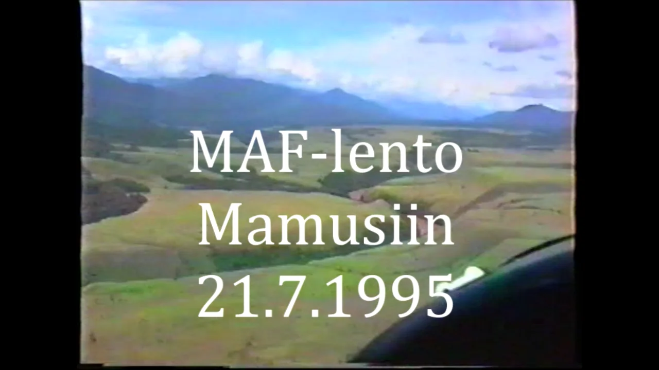 First landing at Mamusi - July 21, 1995 on Vimeo