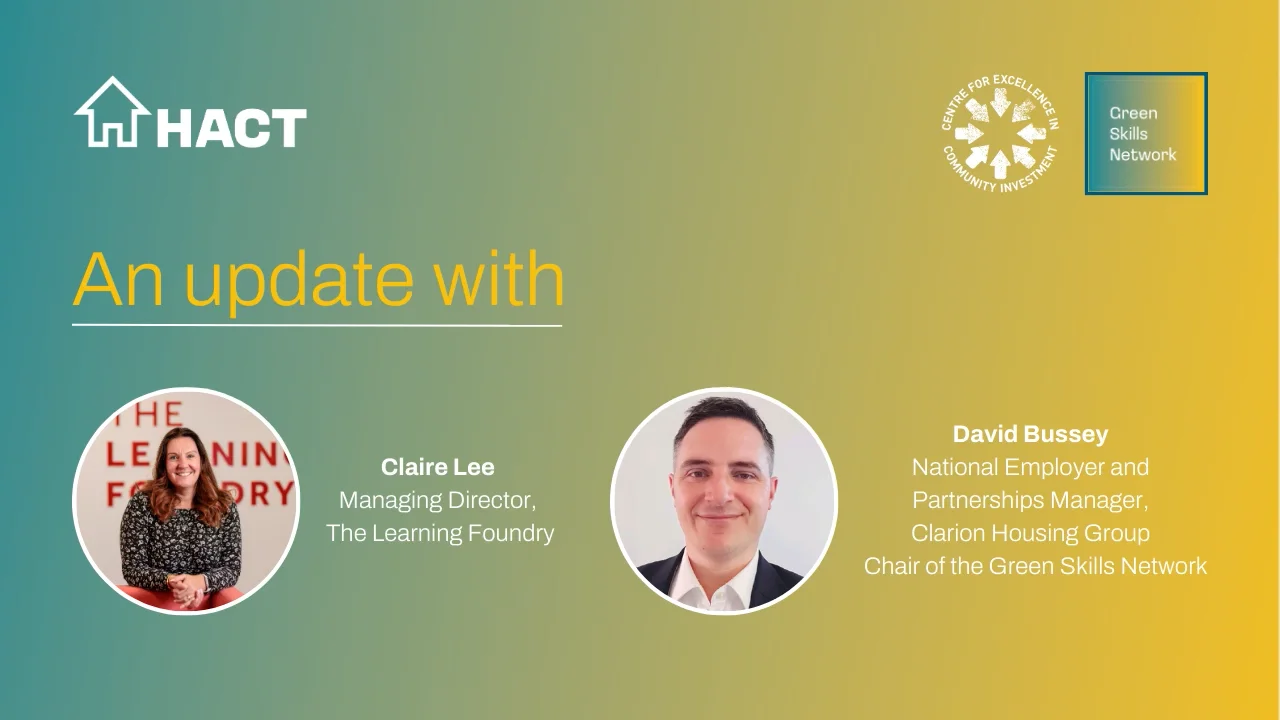 Green Skills Network_An update with Claire Lee and David Bussey on Vimeo