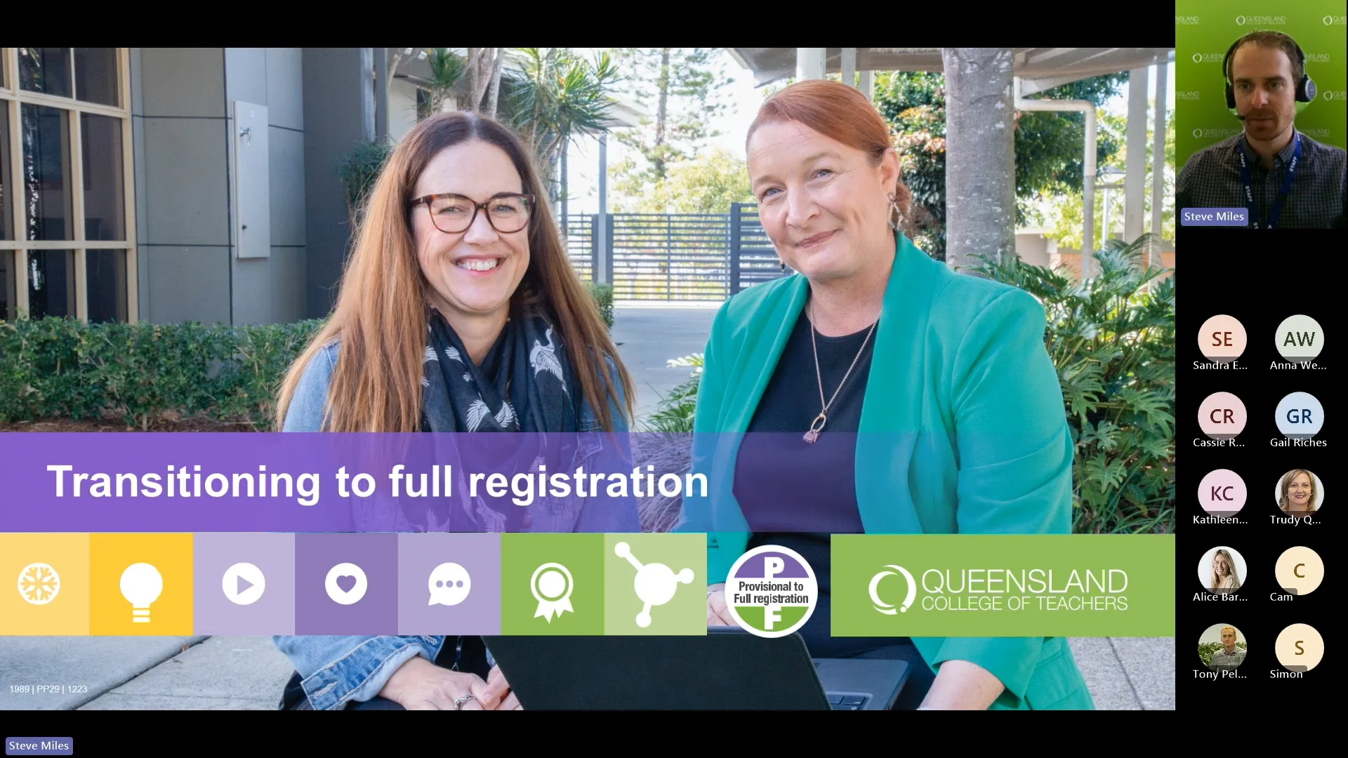 Transitioning to full registration