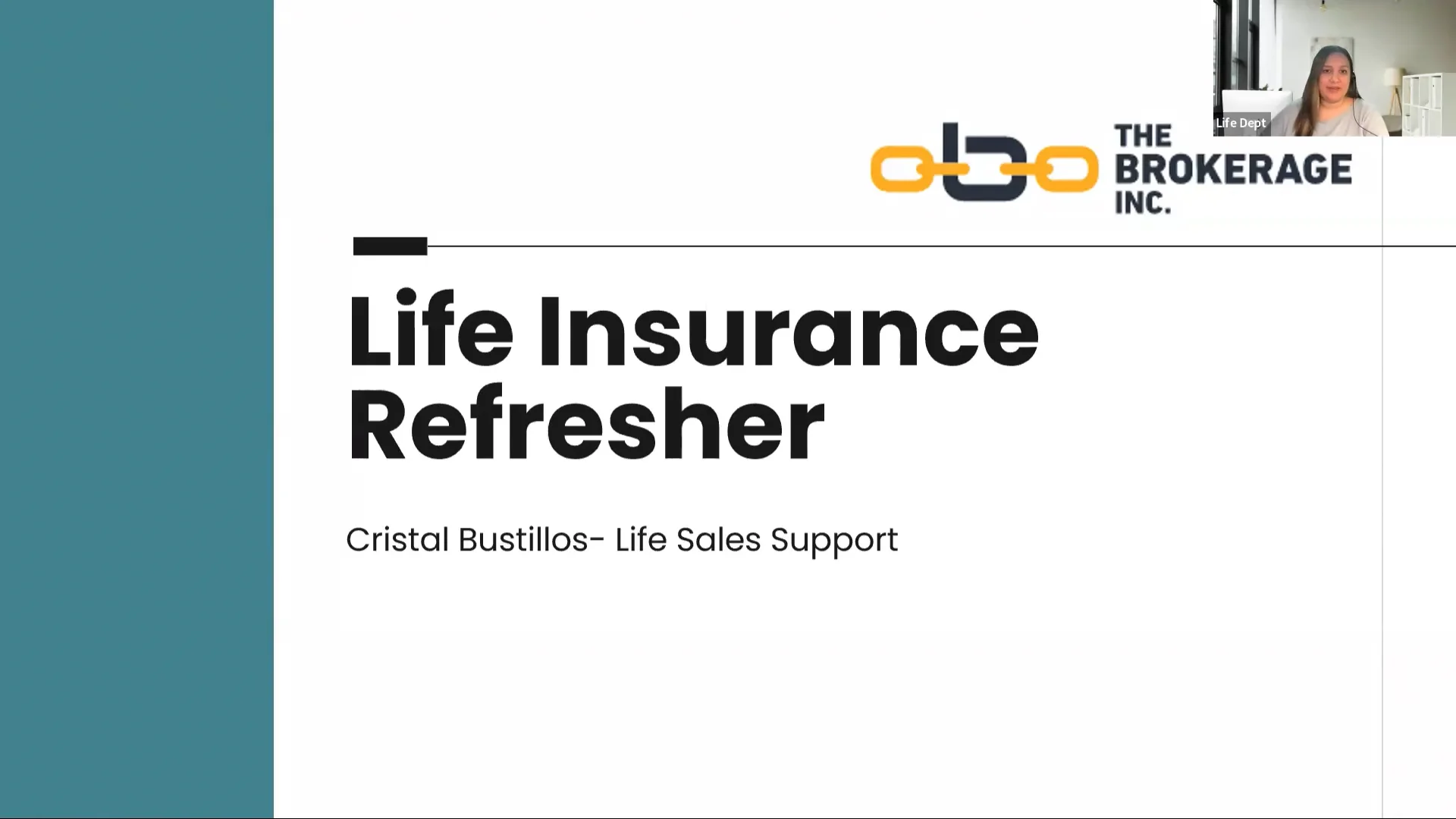 Life Insurance Refresher on Vimeo