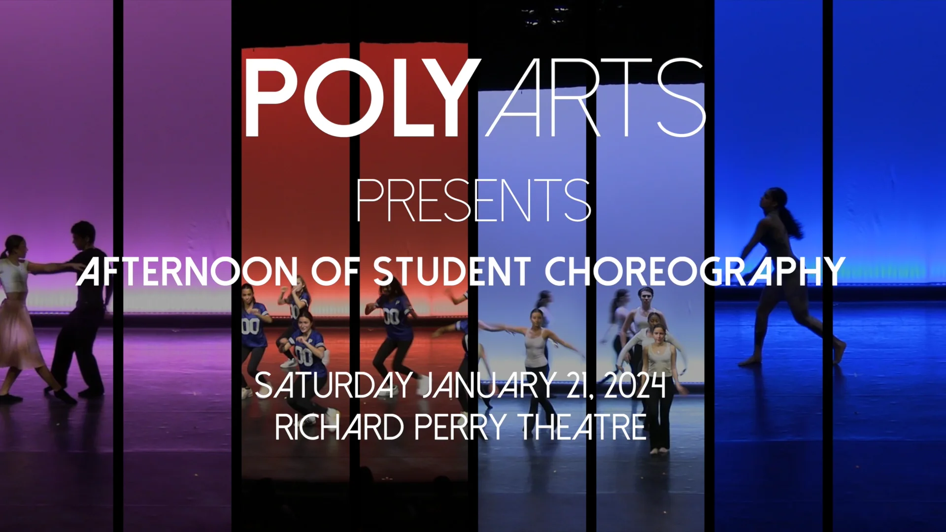 POLY ARTS PRESENTS - AFTERNOON OF STUDENT CHOREOGRAPHY 1-21-24 on Vimeo