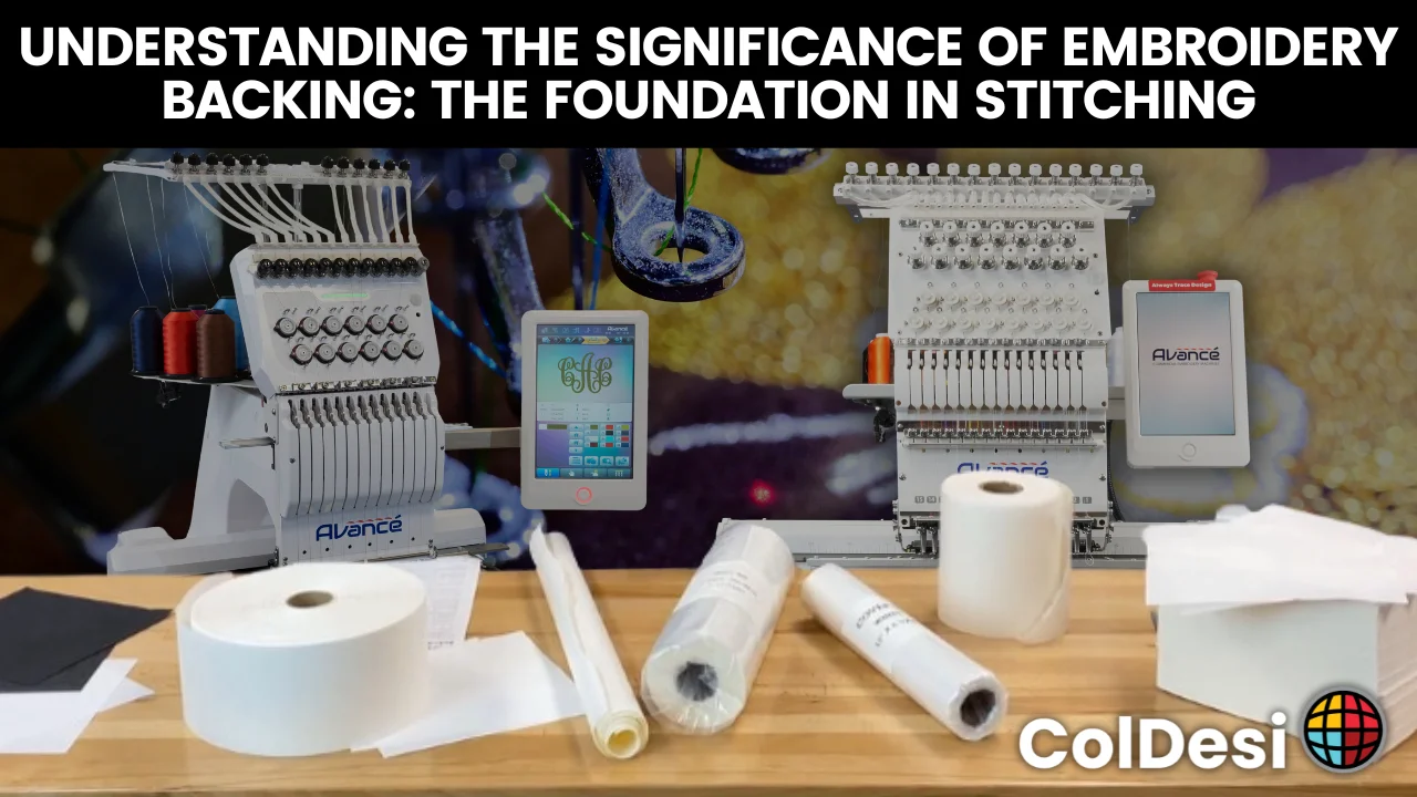 Understanding The Significance of Embroidery Backing: The Foundation in ...