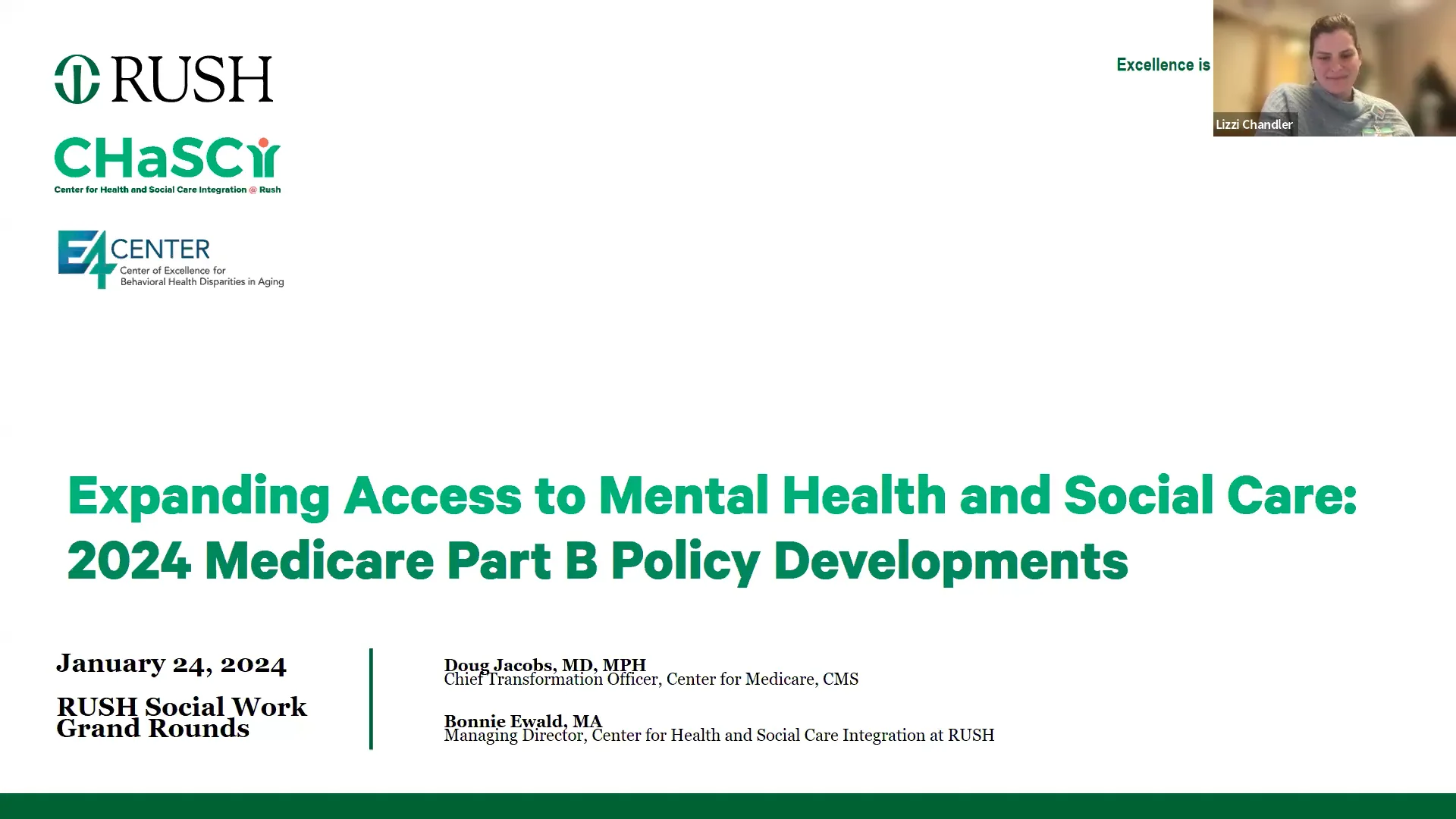 RUSH Social Work Grand Rounds: Expanding Access to Mental Health and ...