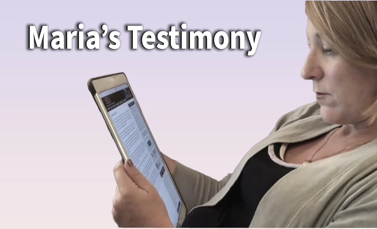Maria's Testimony on Vimeo