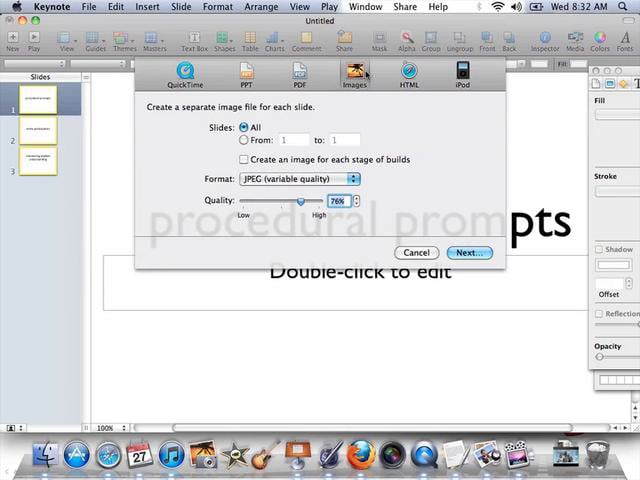 Export Images from Powerpoint, Upload to Animoto on Vimeo