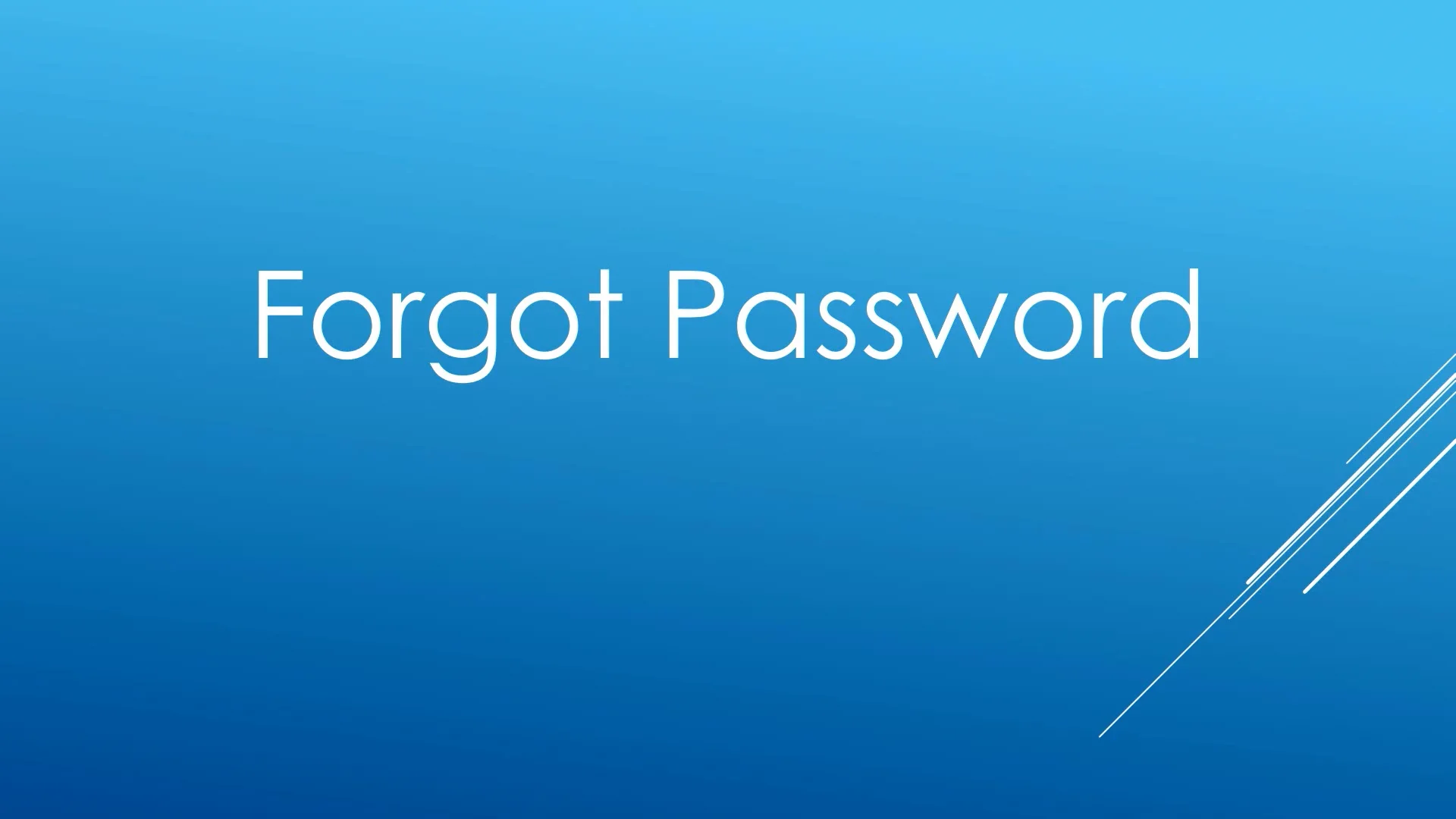 Forgot MyDMV Password on Vimeo