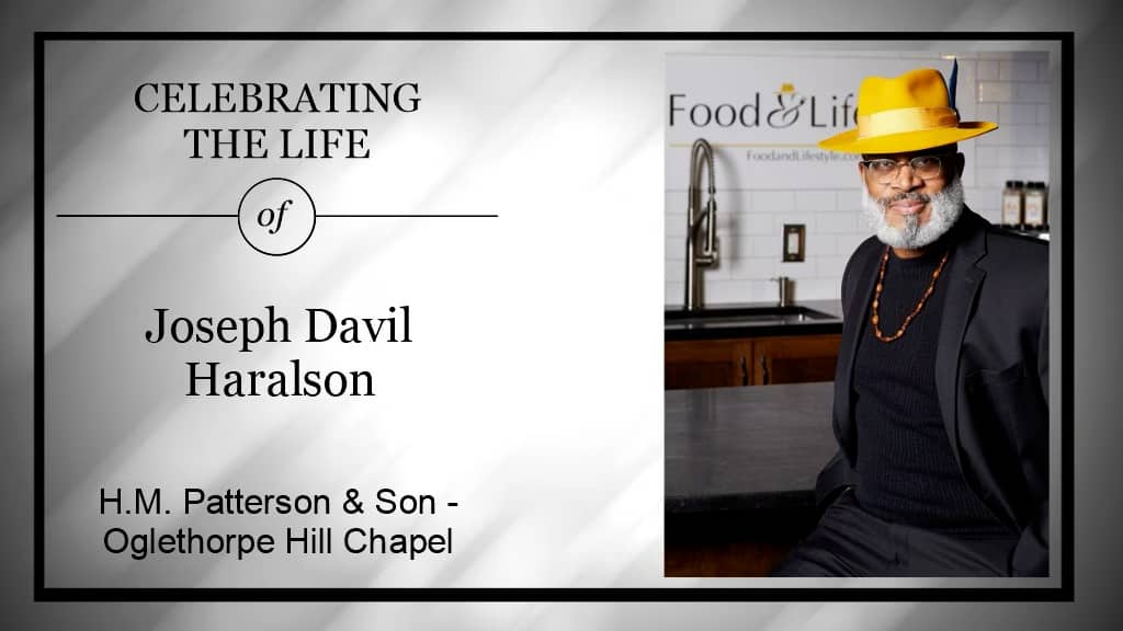 Joseph Davil Haralson Memorial Service on Vimeo
