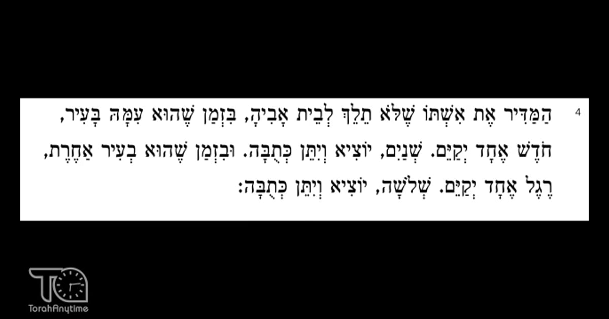 R' Shmuel Wise | Real Clear Mishnah; Kesubos 7:4-5