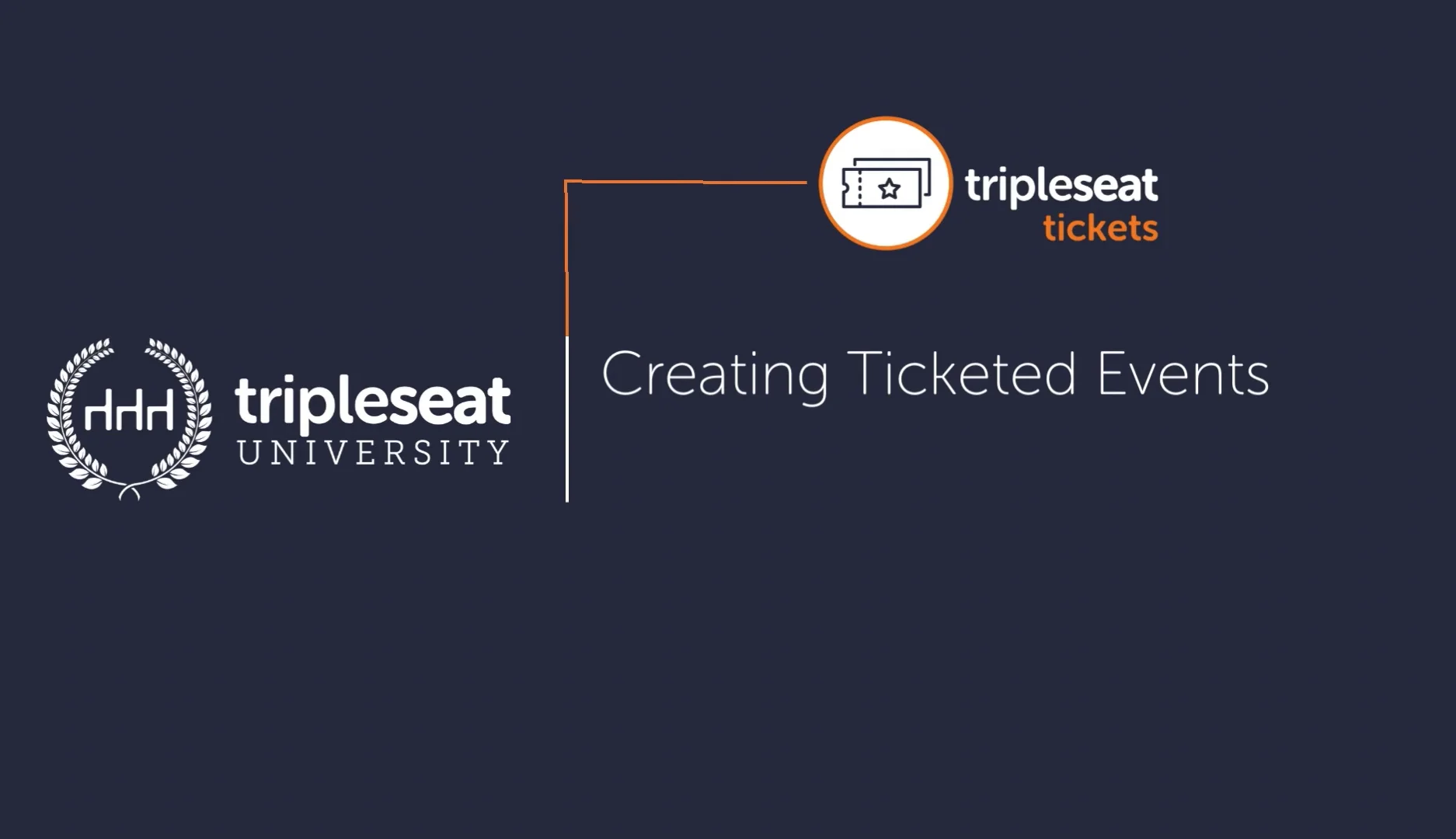 Creating Ticketed Events with Tripleseat Tickets