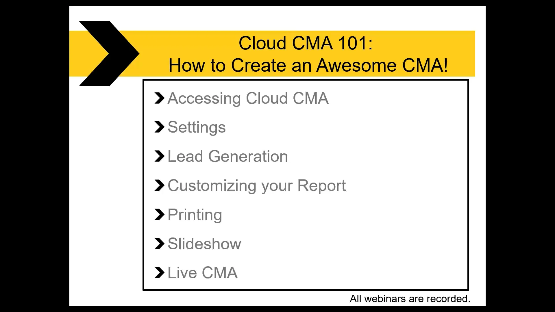 Cloud CMA 101: How to Create an Awesome CMA! on Vimeo