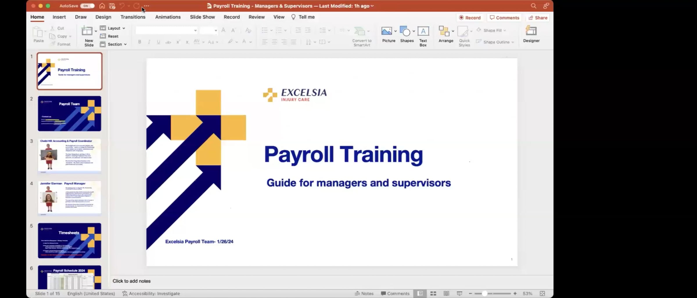 Payroll Training