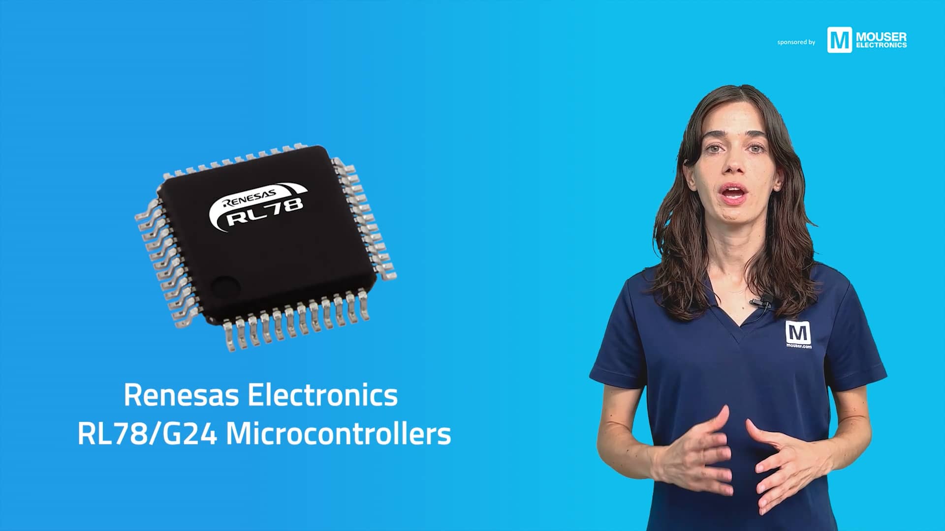 Mouser Electronics - Renesas Electronics RL78/G24 MCU on Vimeo