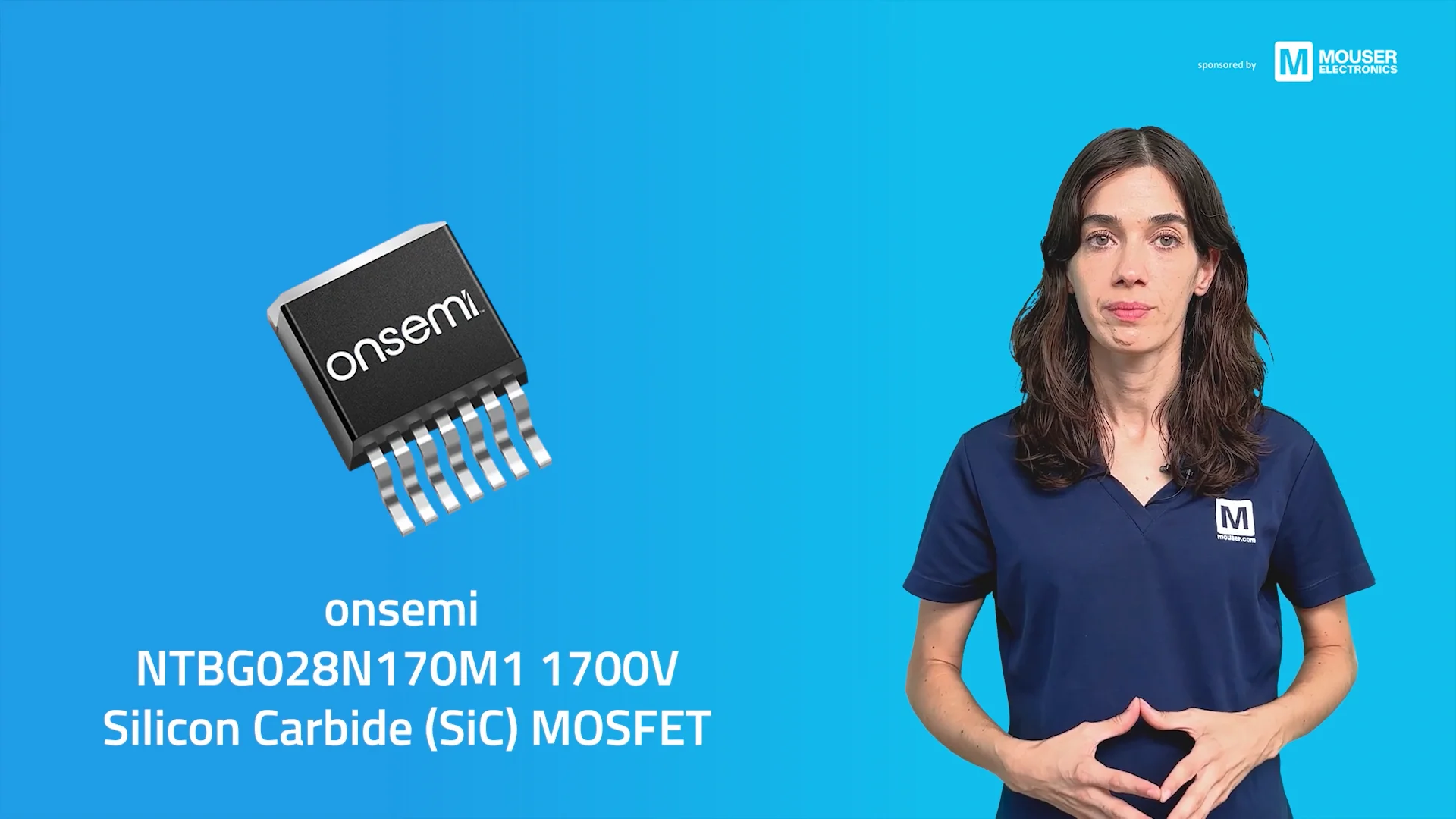 Mouser Electronics - onsemi NTBG028N170M1 1700V SiC MOSFET