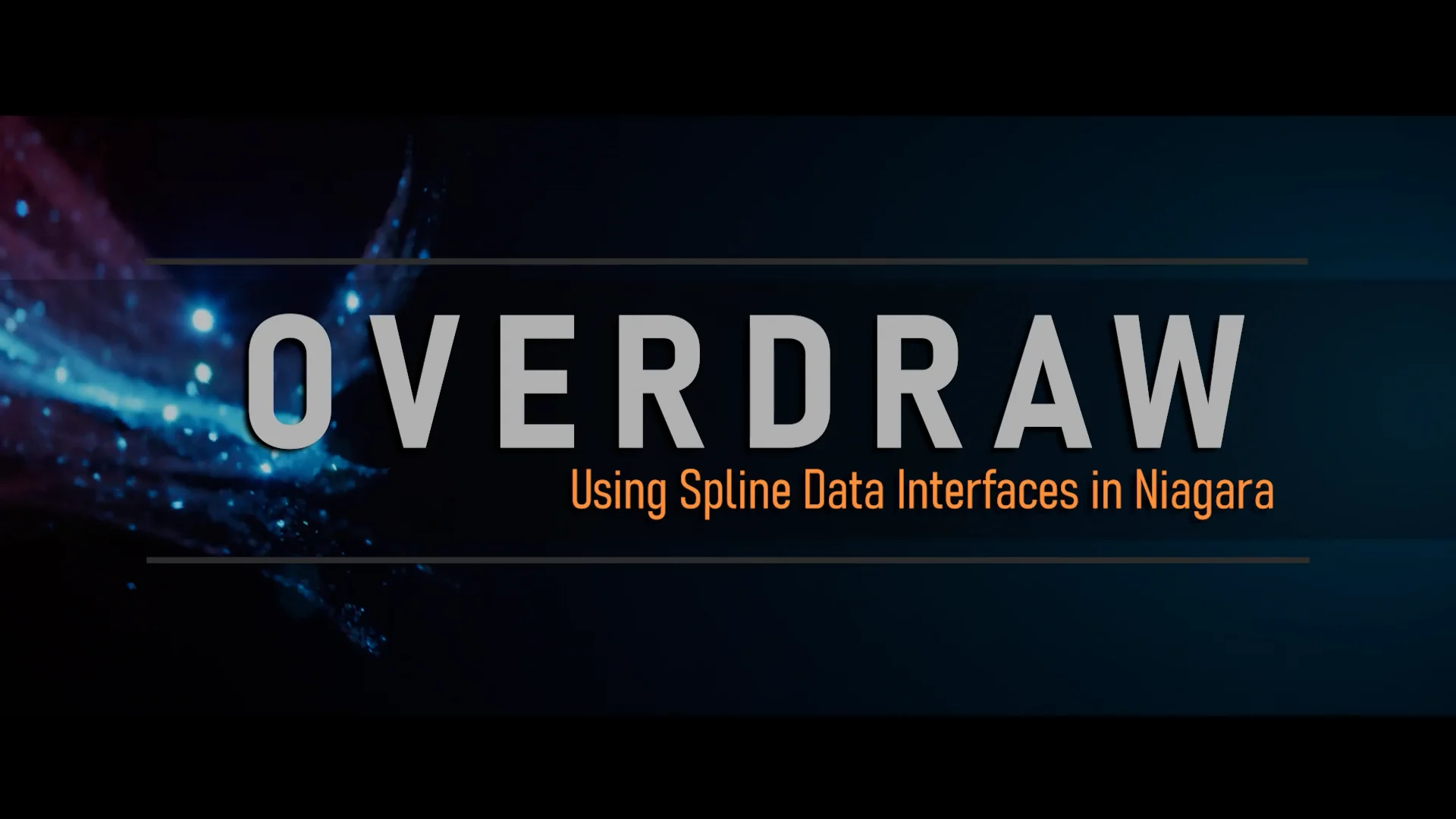 Using Spline Data Interfaces in Niagara: Part 1 on Vimeo