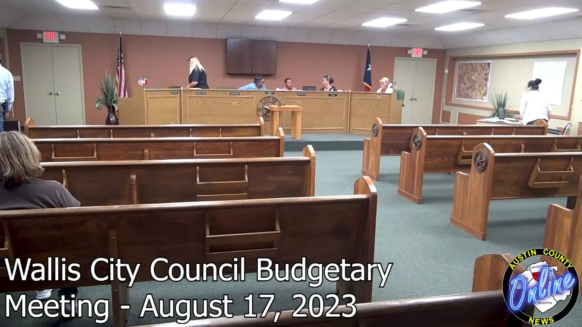 Wallis City Council Budget Meeting - August 17, 2023 on Vimeo