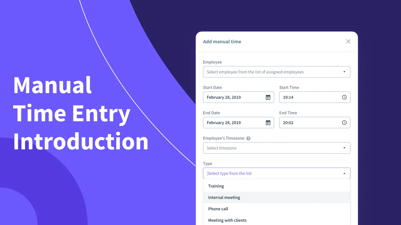 Manual Time Entry: Introduction on Vimeo