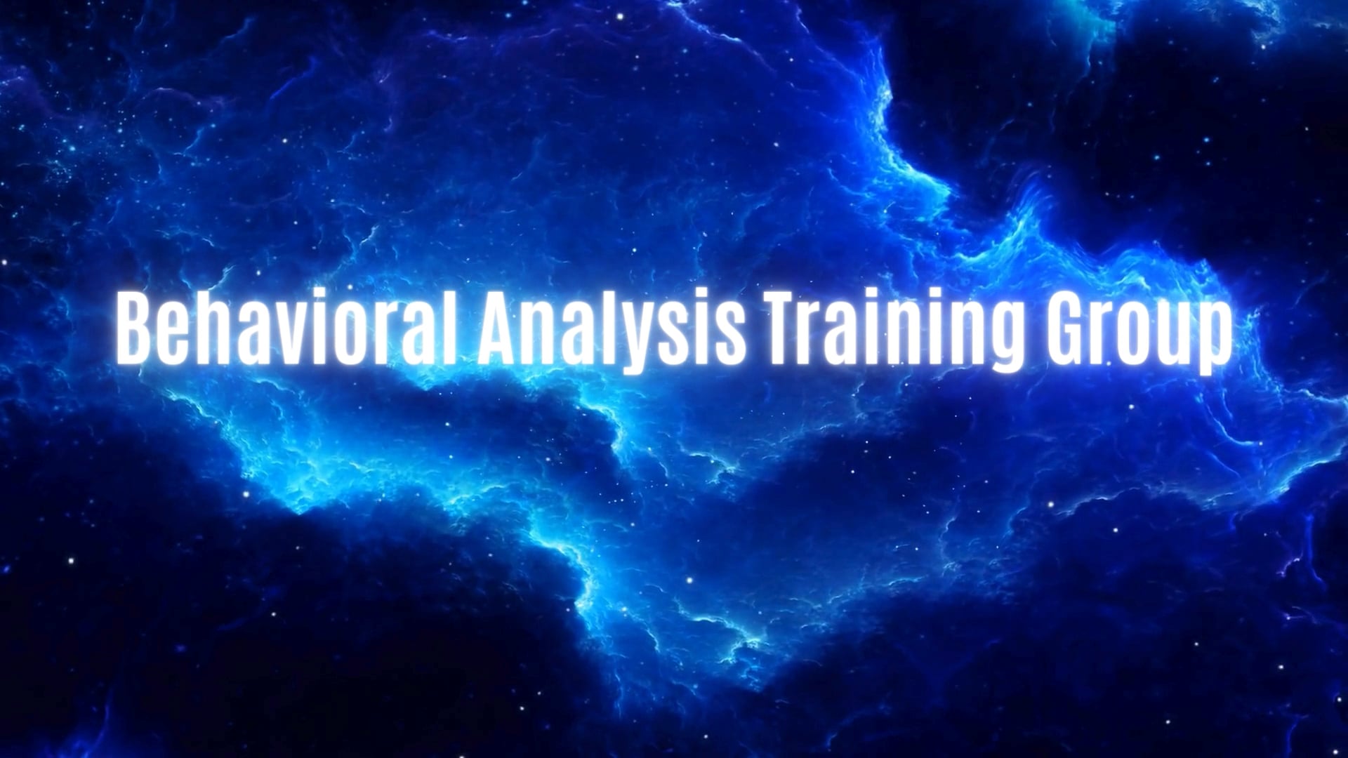 Behavioral Analysis Training Group - Body Language, Training