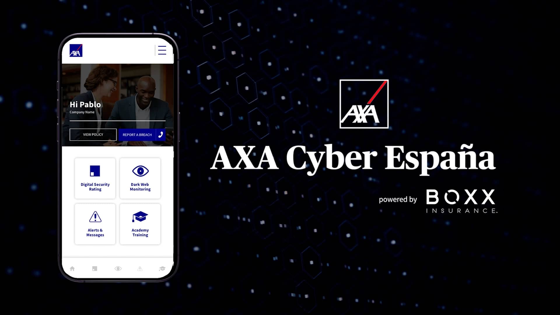 AXA Cyber España Promo EN on Vimeo