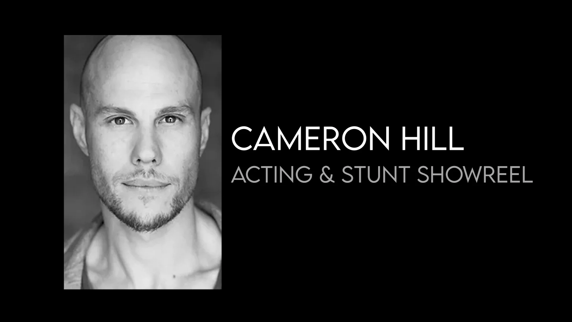 Cameron Hill Showreel v4 Extended