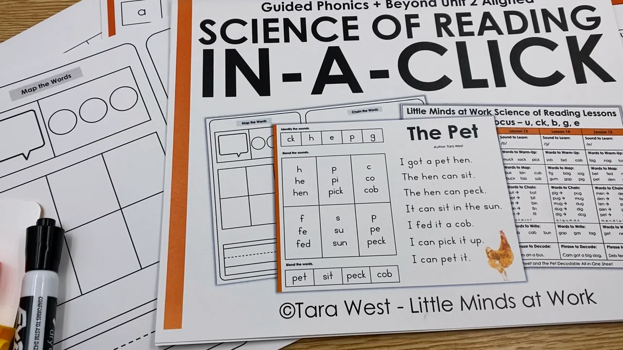 Science of Reading In-a-Click Lessons