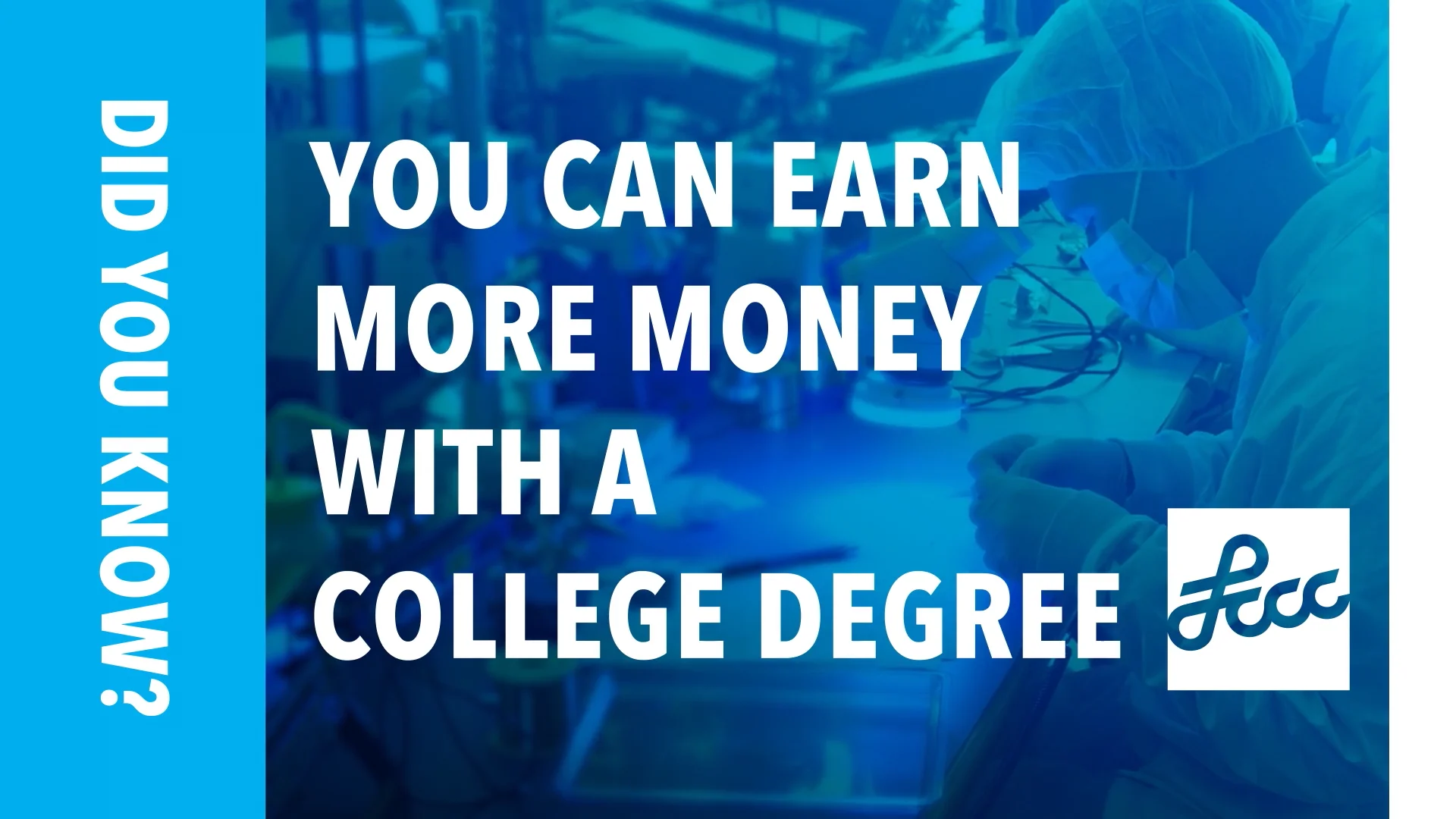 Did You Know? You Can Earn More Money with a College Degree on Vimeo