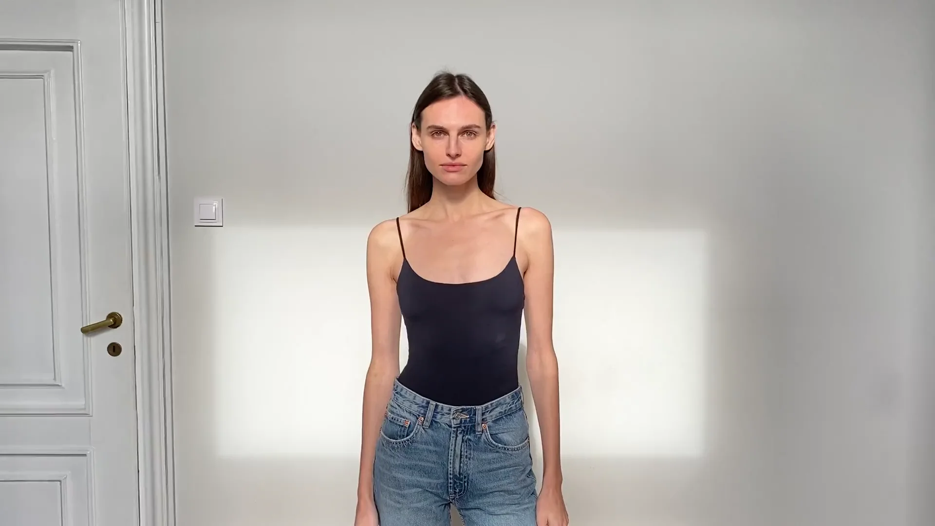 Angelika posing on Vimeo