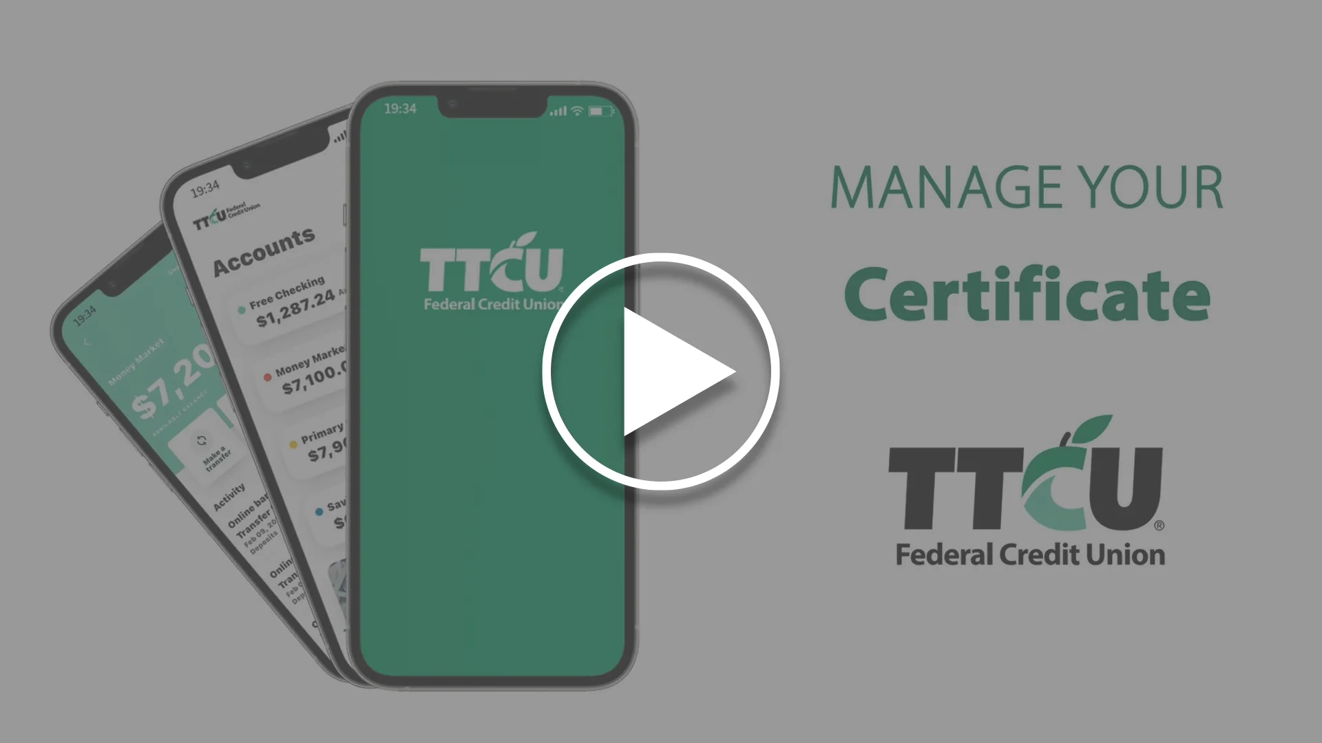 TTCU Digital Banking - Manage Your Certificate on Vimeo