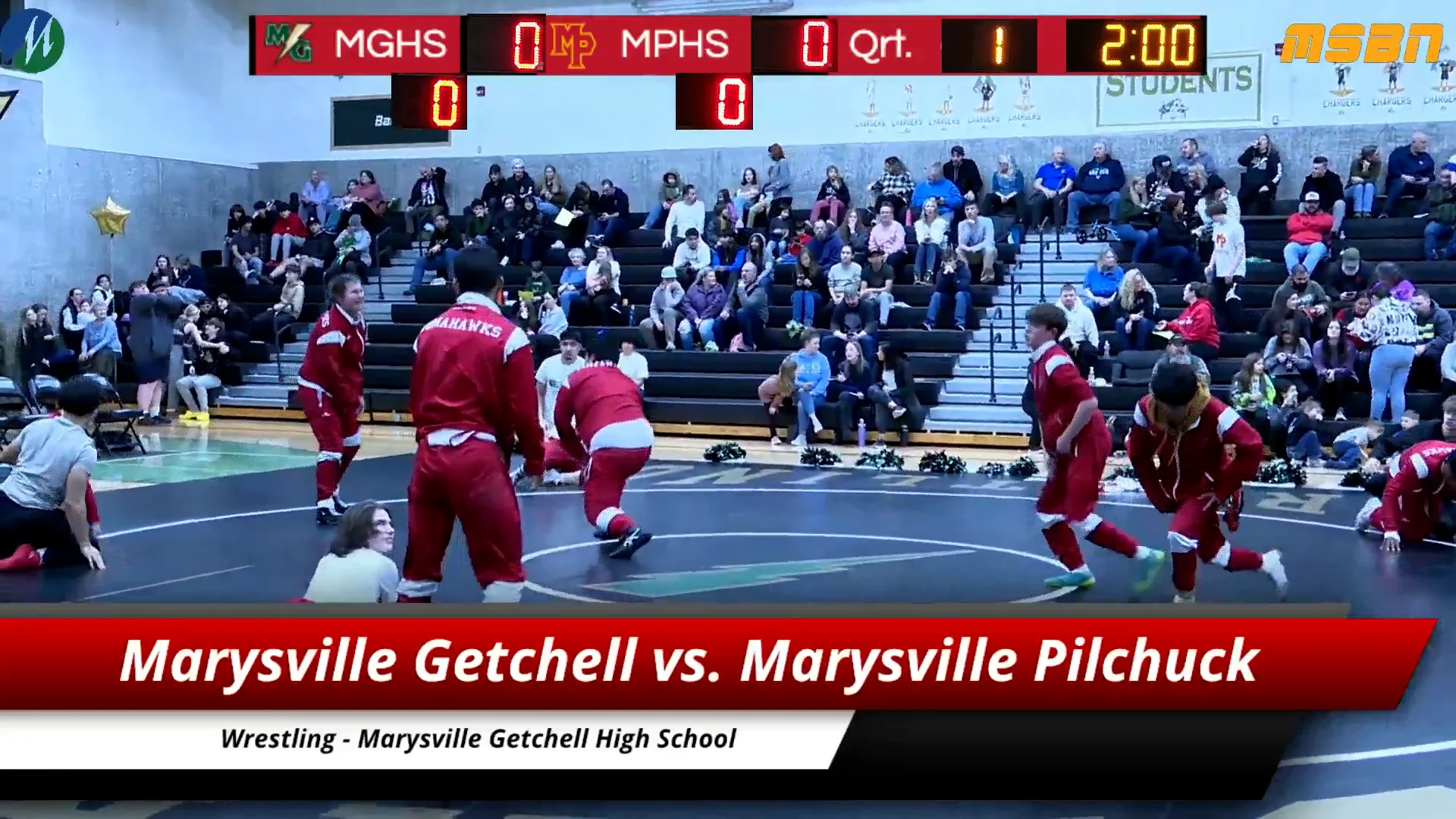 Marysville Pilchuck vs. Marysville Getchell Wrestling on Vimeo