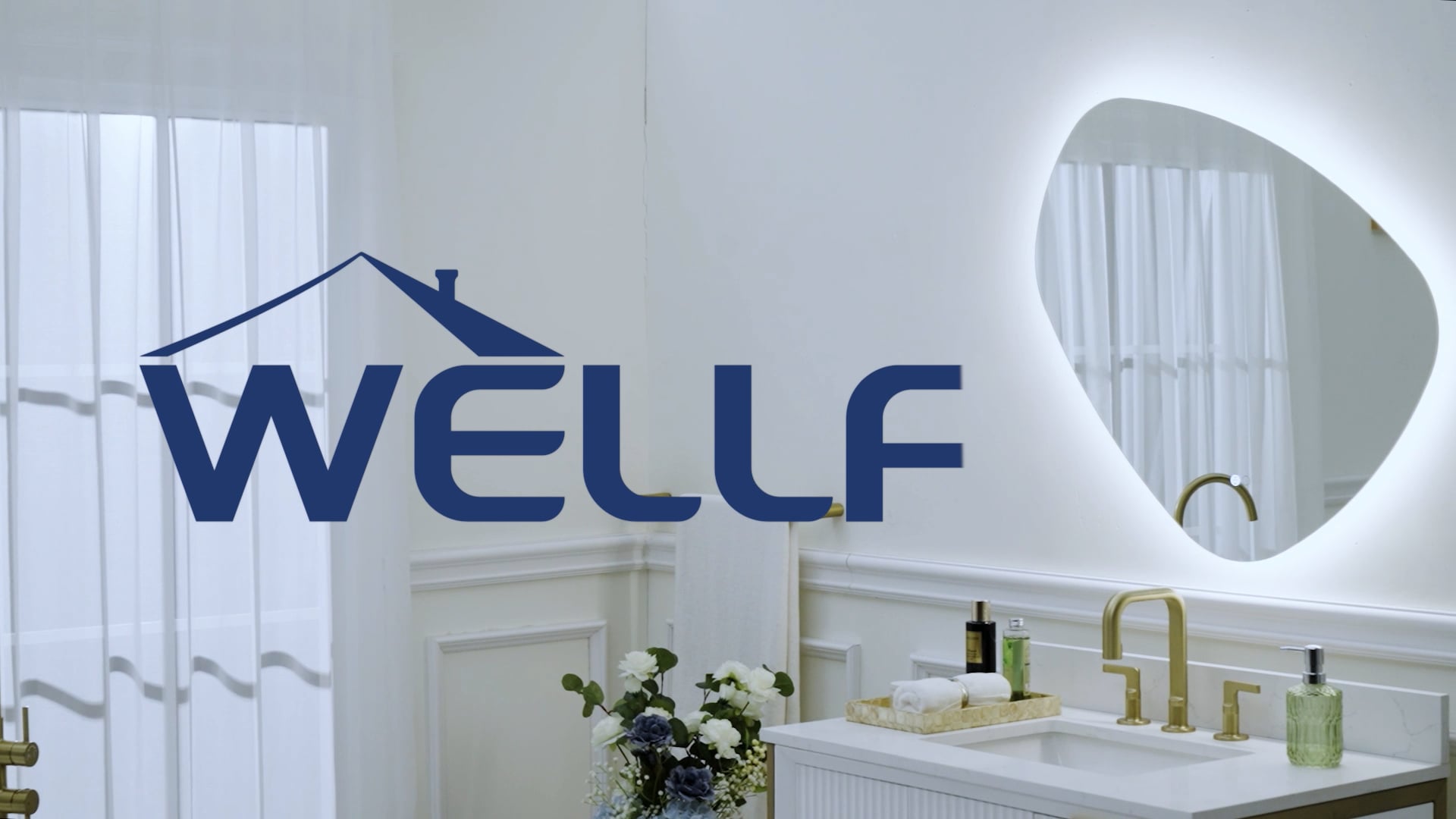 Novelty Backlit LED Mirror with Defogger, Light Temperature Adjustable ...