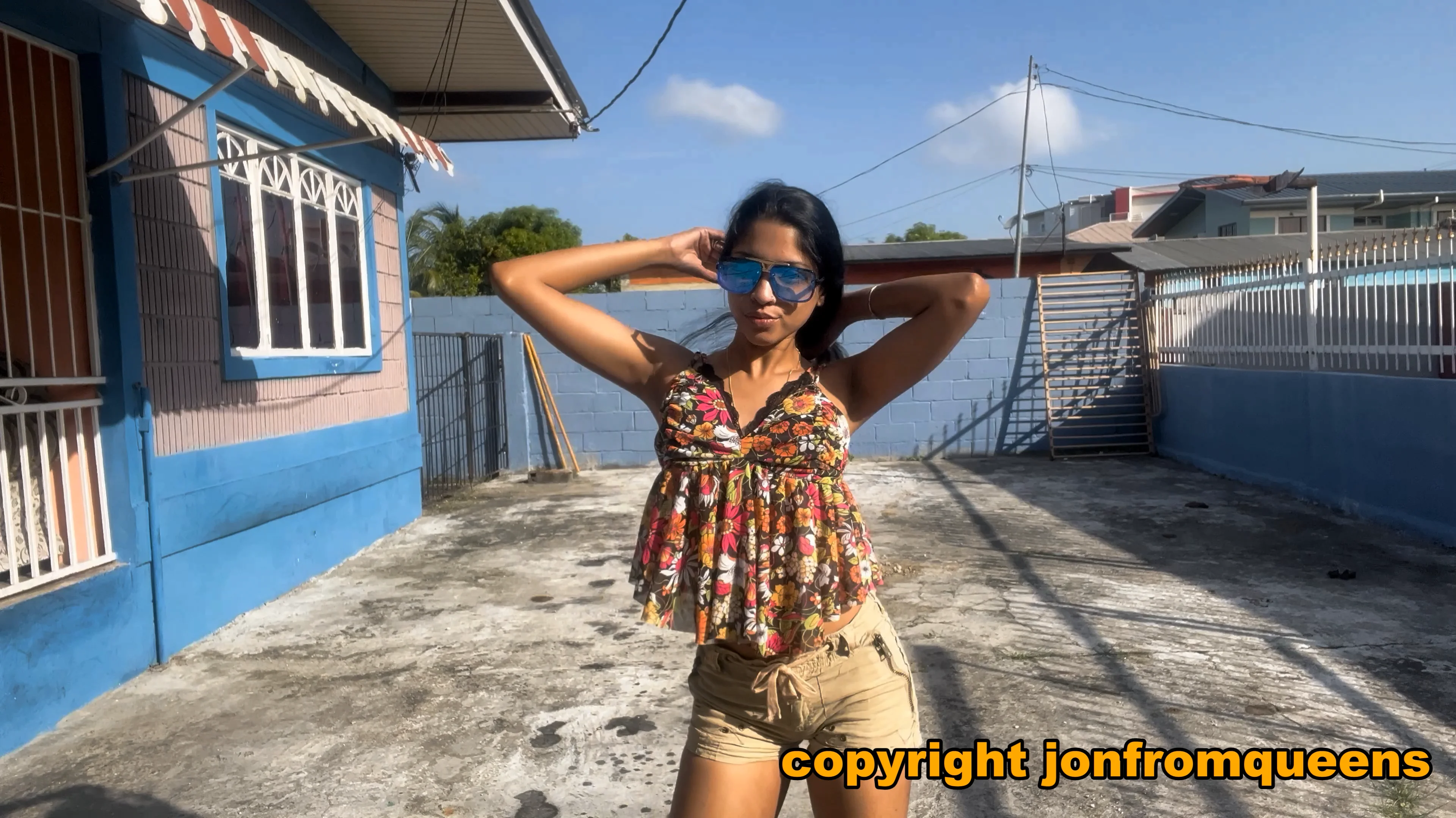 Model Jessica Ramroop from Trinidad poses for the jonfromqueens Global ...