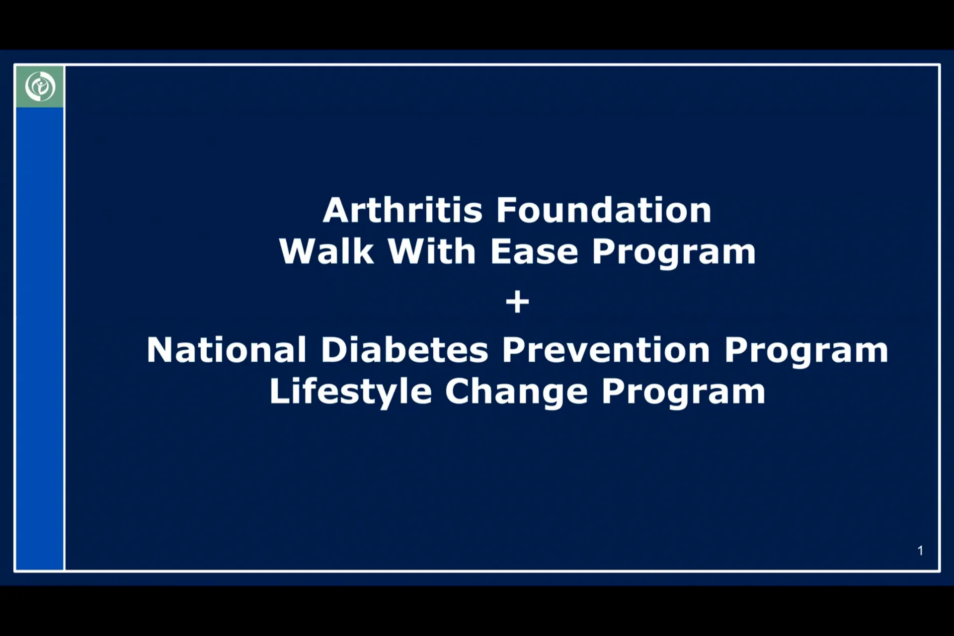 Arthritis Foundation Walk With Ease Program + National Diabetes ...
