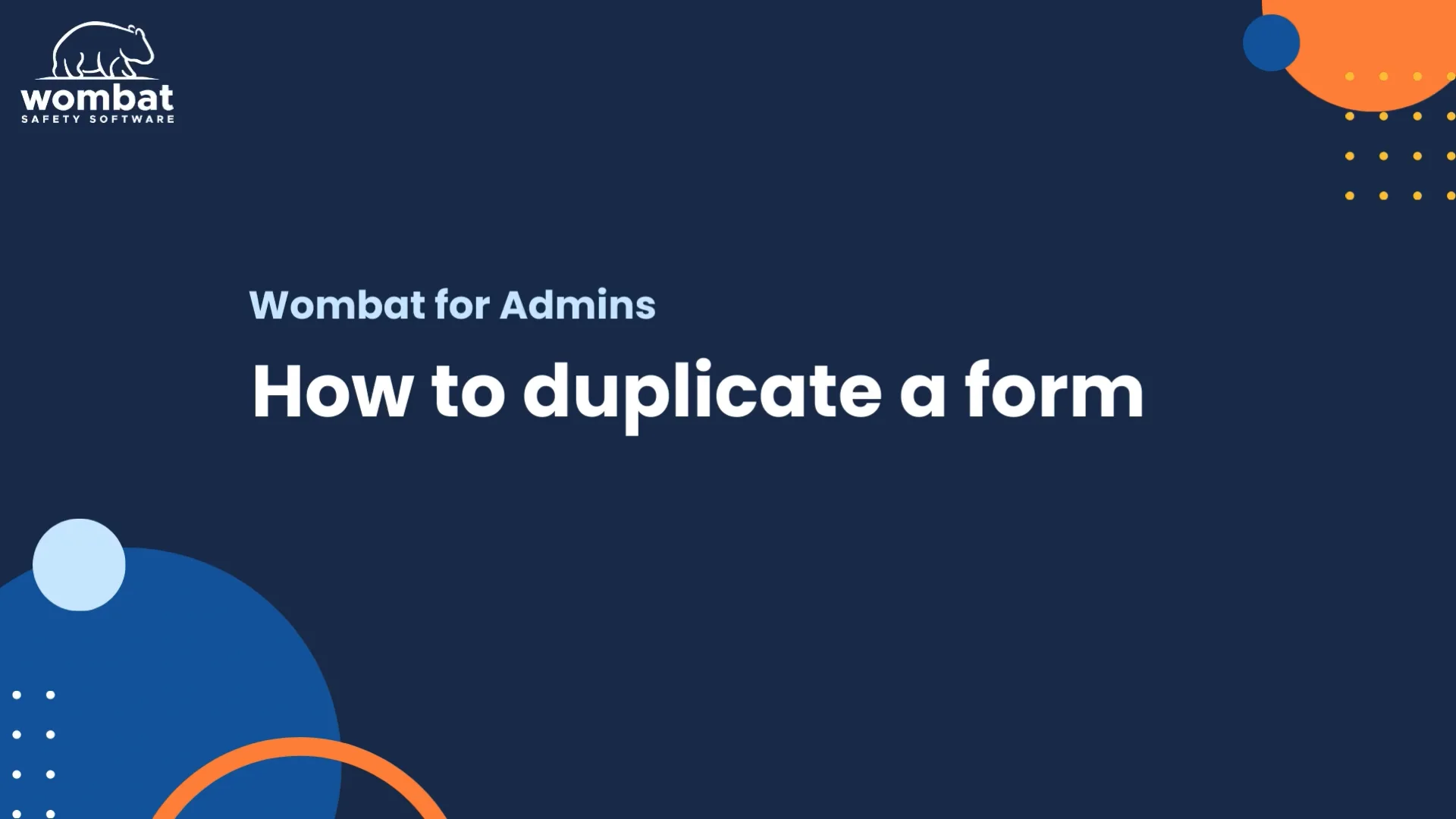 How to duplicate a form