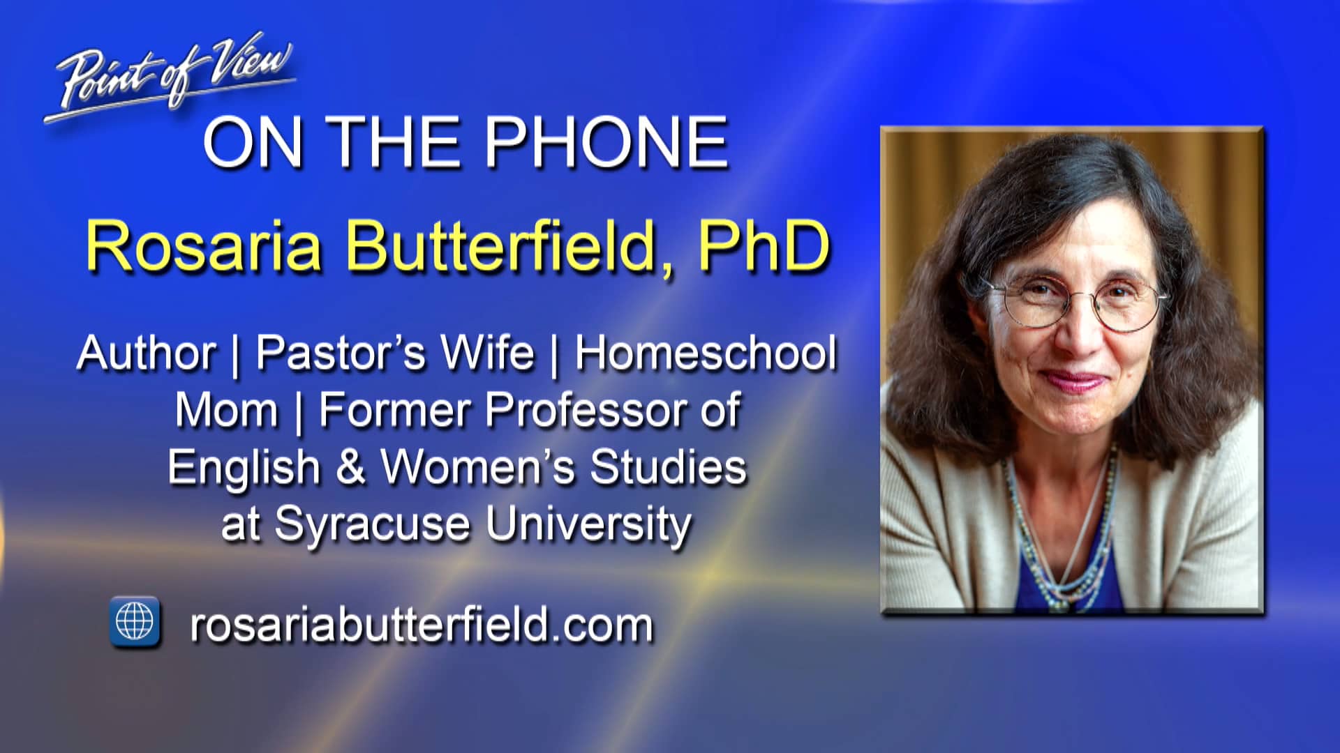 Point of View Livecast - Tuesday, January 30, 2024 - Rosaria ...